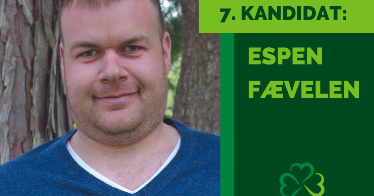 7. Kandidat: Espen Fævelen - Senterpartiet